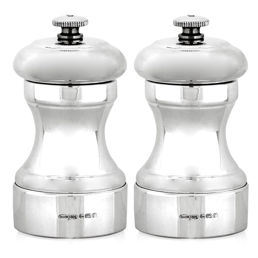 Hallmarked All Silver Salt/Pepper Mill - Broadway Silver